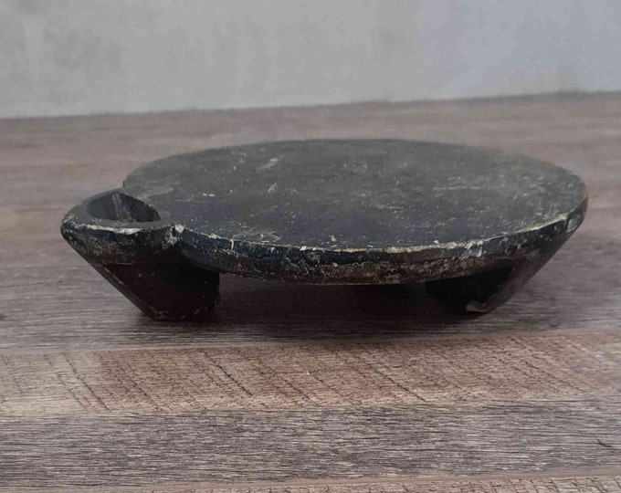 Vintage Chapati Board Stone, Roti Board, Vintage Stone Tray, Indian ...
