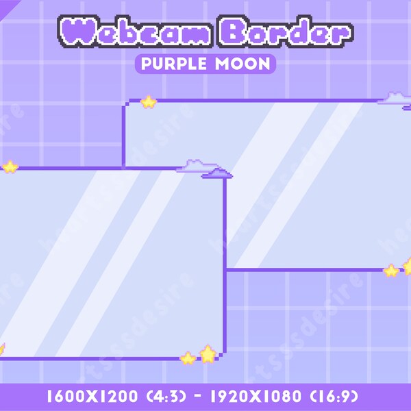 Kawaii Pixel Borders Twitch - Etsy
