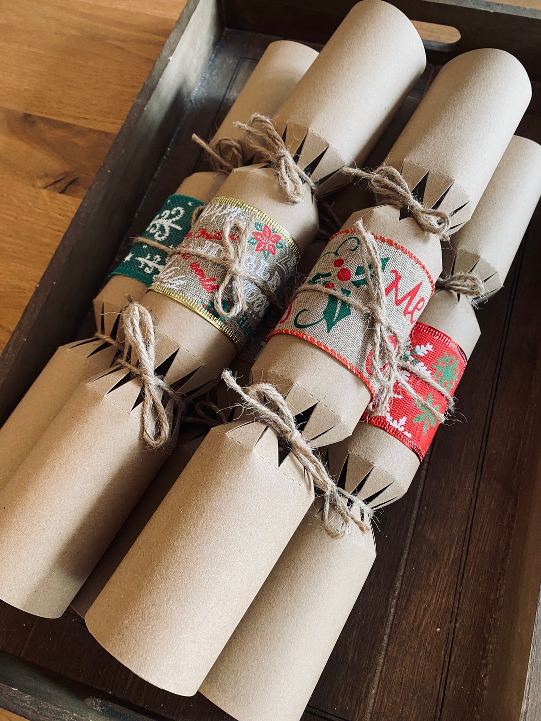8 DIY Christmas Crackers Kit Including Decoration Make - Etsy Canada