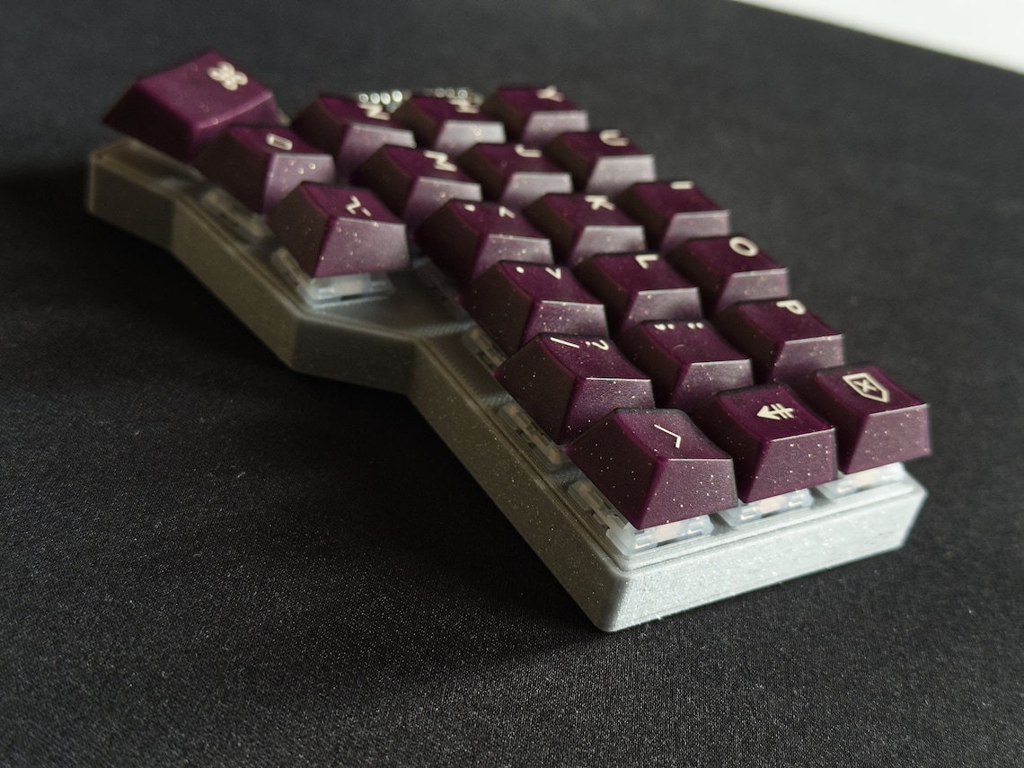 3D Printed Custom Keyboard Case & Plate for CRKBD Corne V3 6 - Etsy Canada