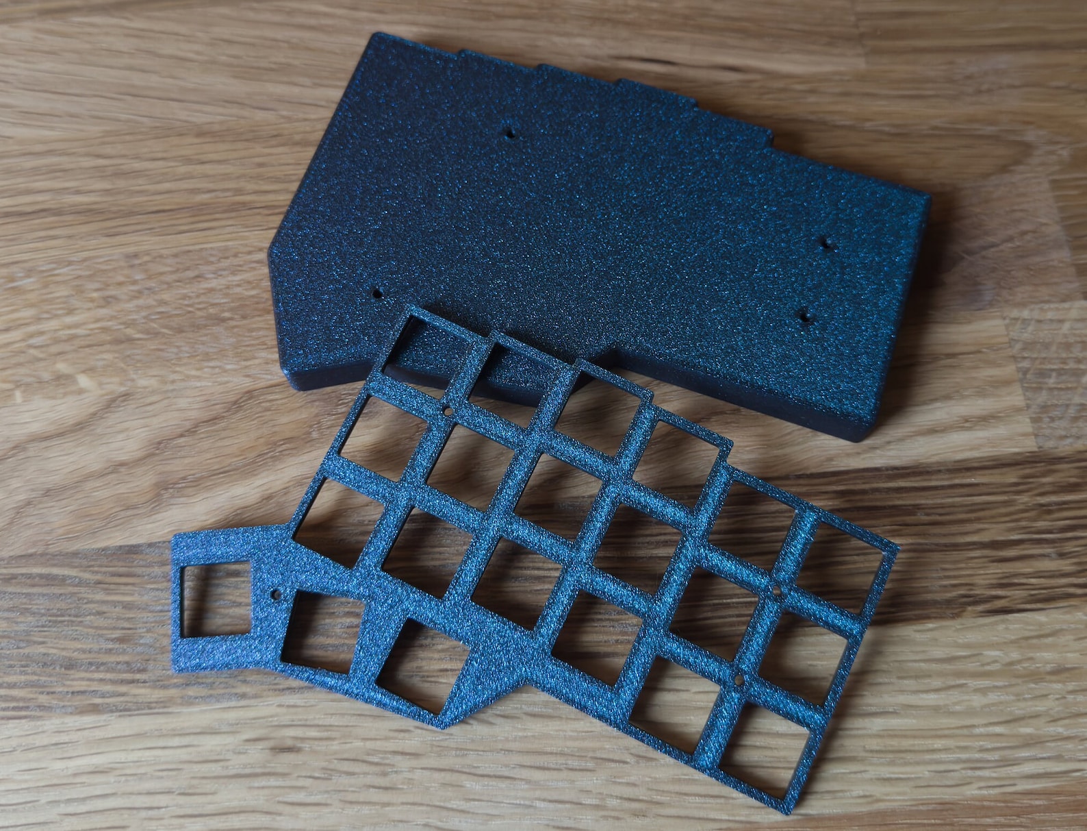 3D Printed Custom Keyboard Case & Plate for CRKBD Corne V3 6 Columns ...