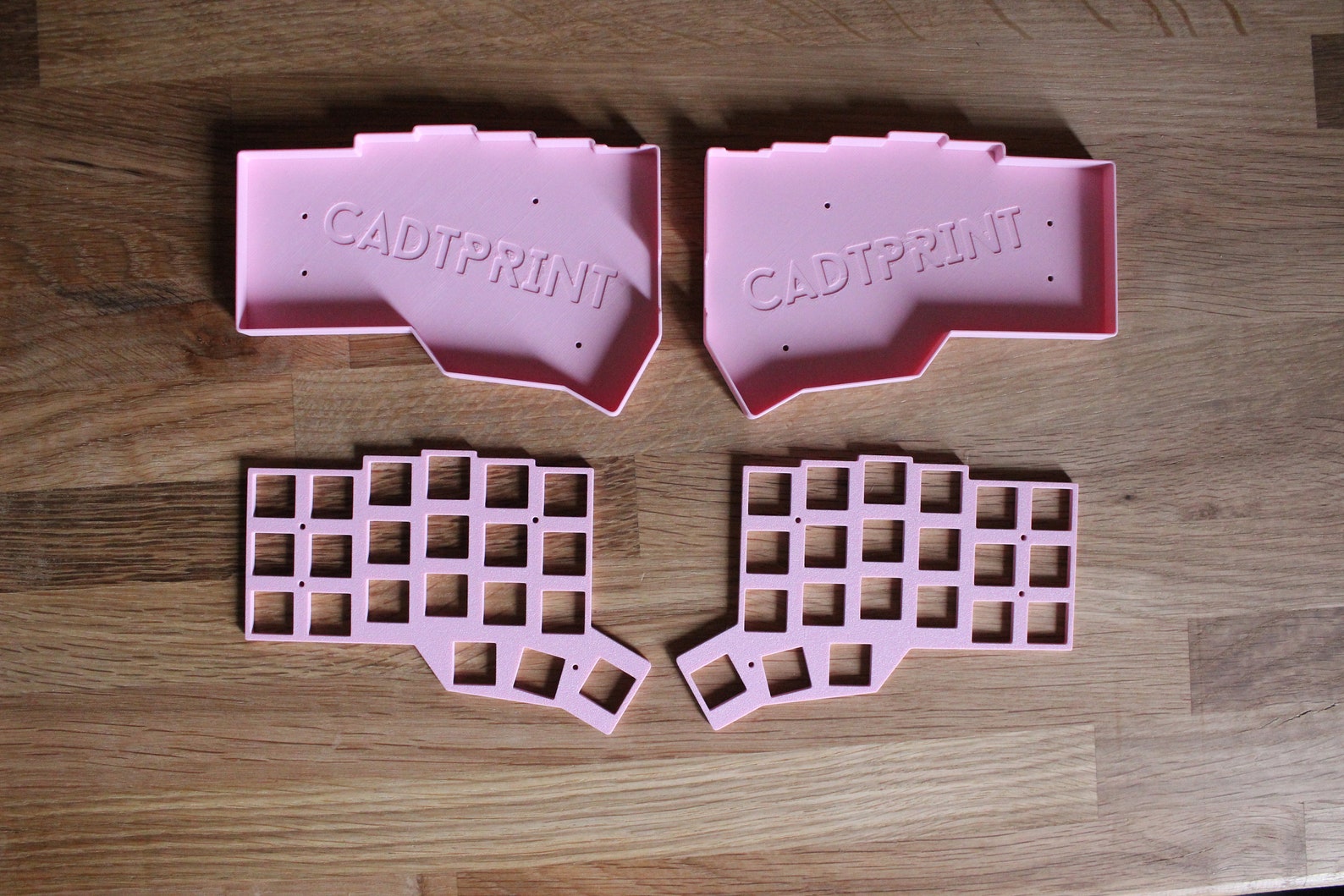 3D Printed Custom Keyboard Case & Plate for CRKBD Corne V3 6 Columns ...