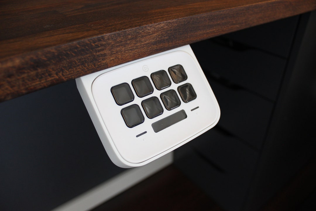 Elgato Streamdeck Neo Static 45 Degree Under Desk Mount Bracket for WFH ...
