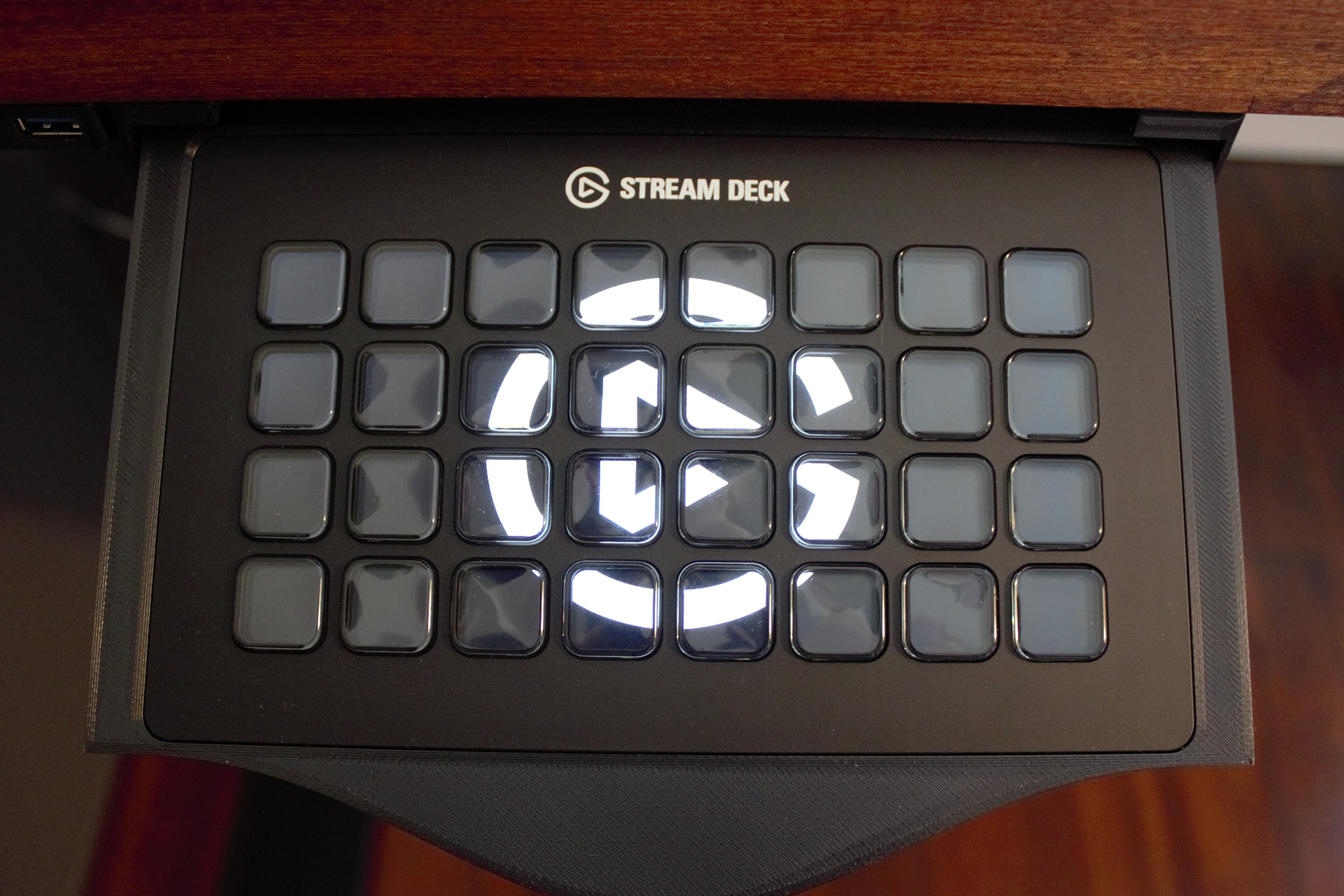 Elgato Streamdeck 32 Keys Underdesk Mount Slide Out - Etsy