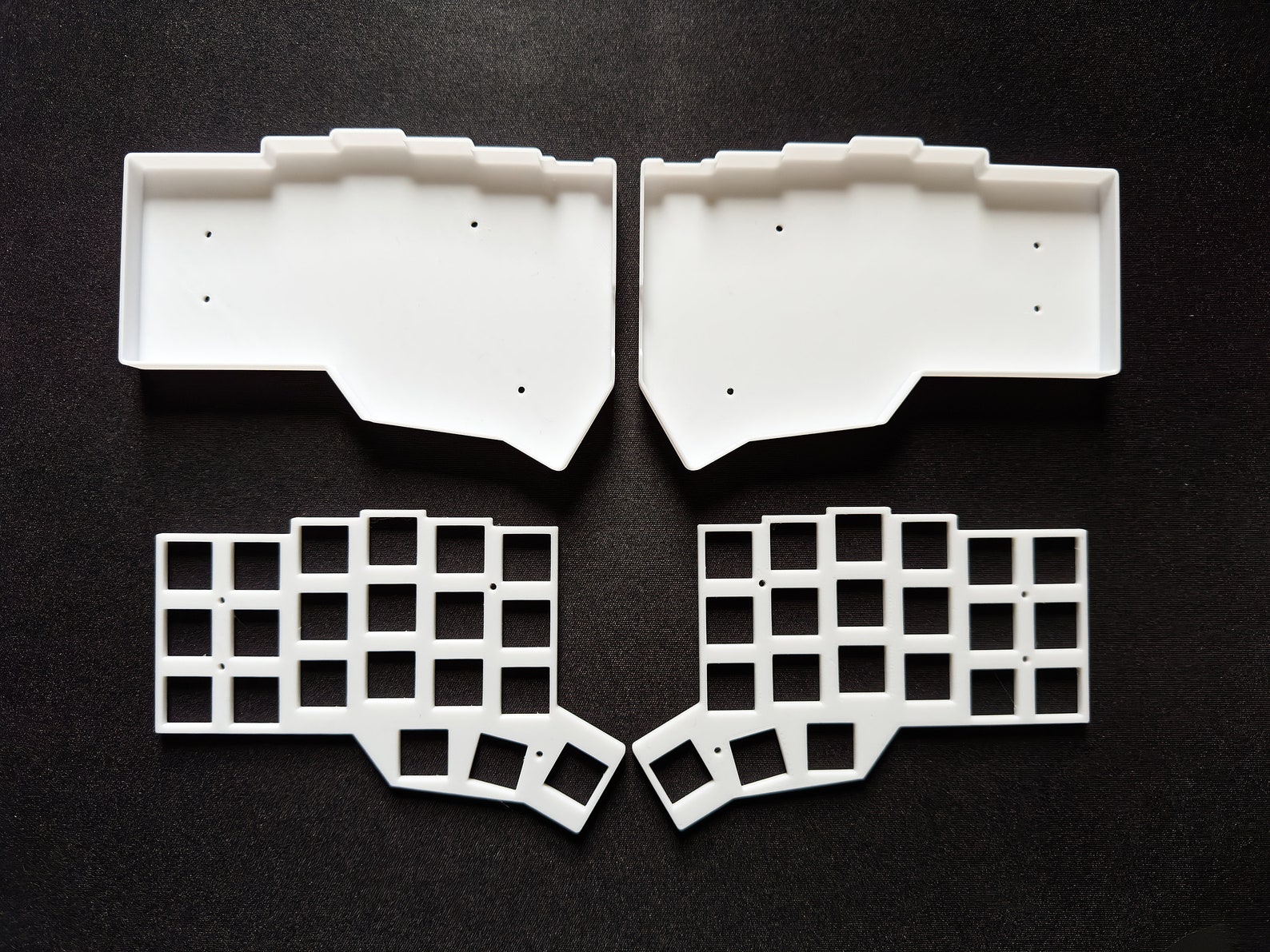 3D Printed Custom Keyboard Case & Plate for CRKBD Corne V3 6 Columns ...