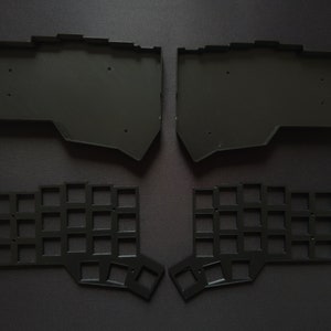 3D Printed Custom Keyboard Case & Plate for CRKBD Corne V3 6 Columns ...