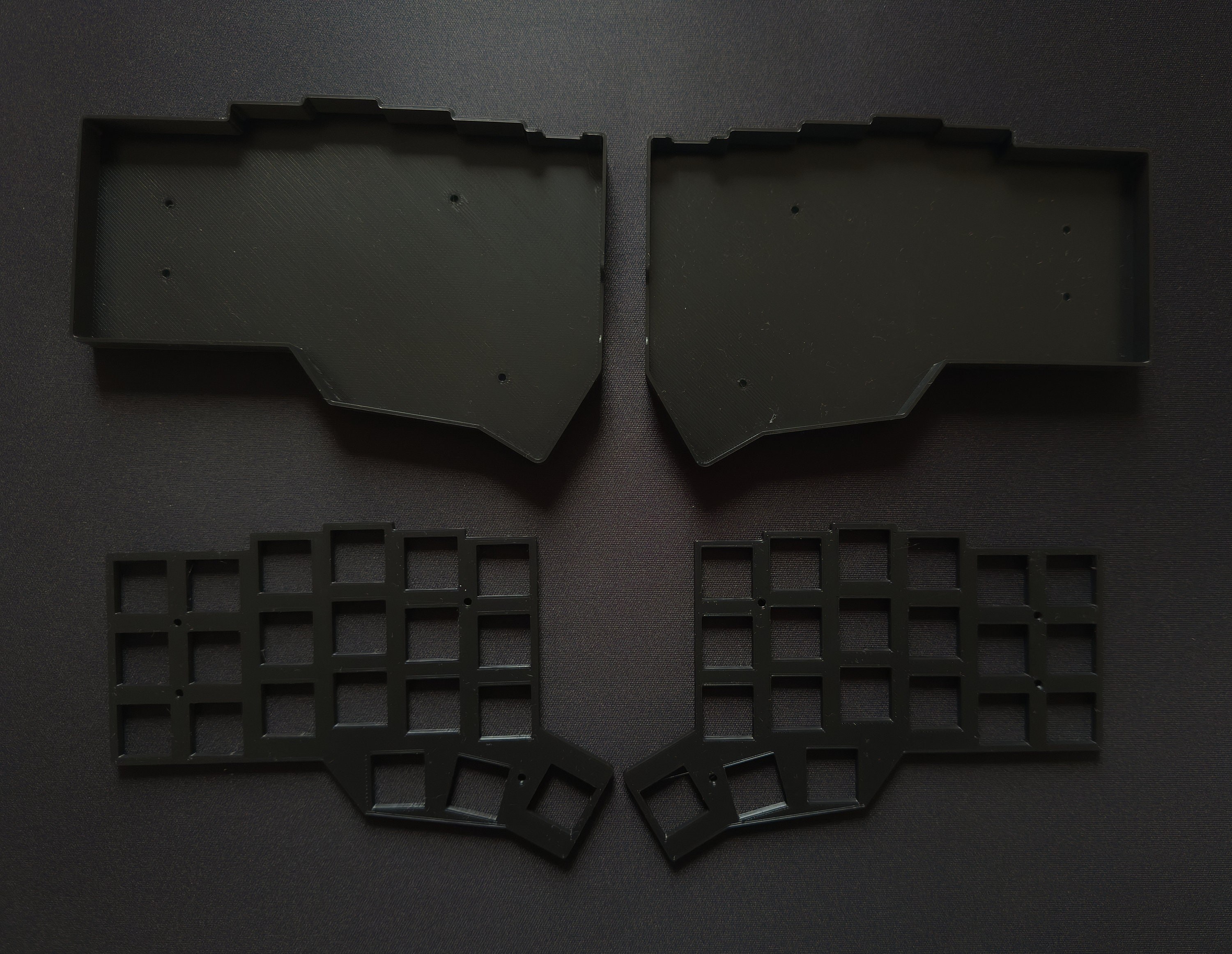 3D Printed Custom Keyboard Case & Plate for CRKBD Corne V3 6 - Etsy