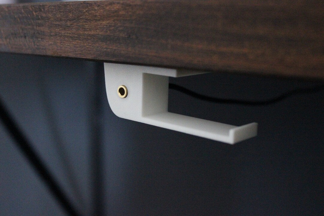 Under Desk Mount Bracket for Amazon Basics 3.5mm Aux Audio Extension ...