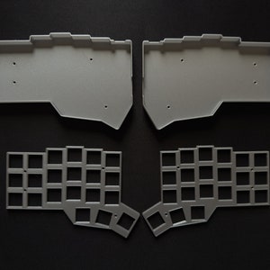 3D Printed Custom Keyboard Case & Plate for CRKBD Corne V3 6 Columns ...