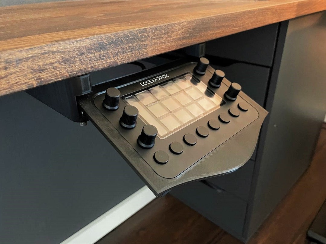 Loupedeck Live Adjustable Slide Out Underdesk Mount - Etsy