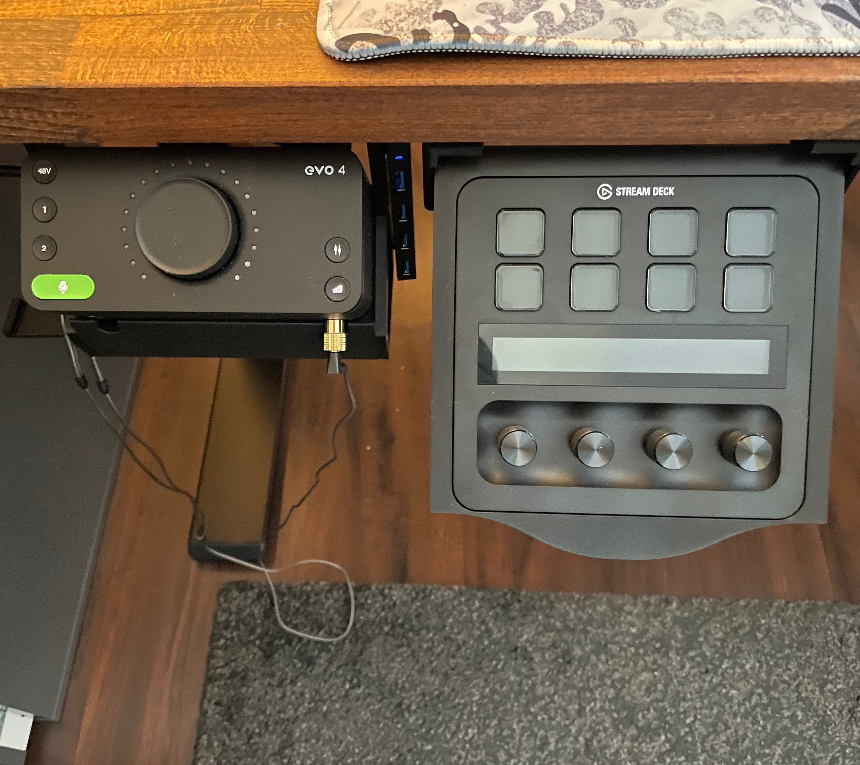 Streamdeck Plus Underdesk Mount Slide Out - Etsy