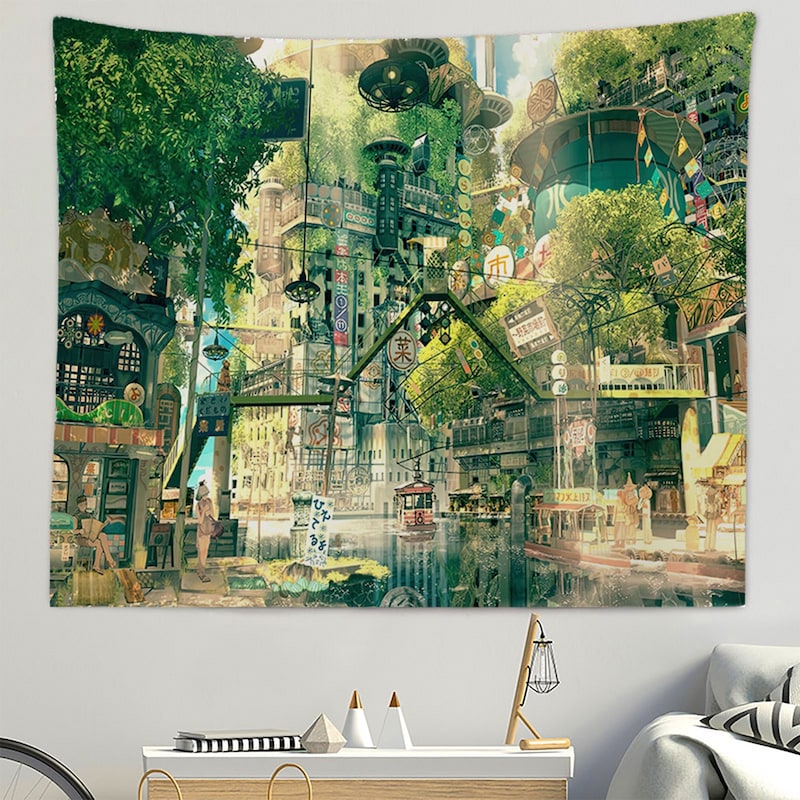 Anime Hanging Tapestry - Etsy