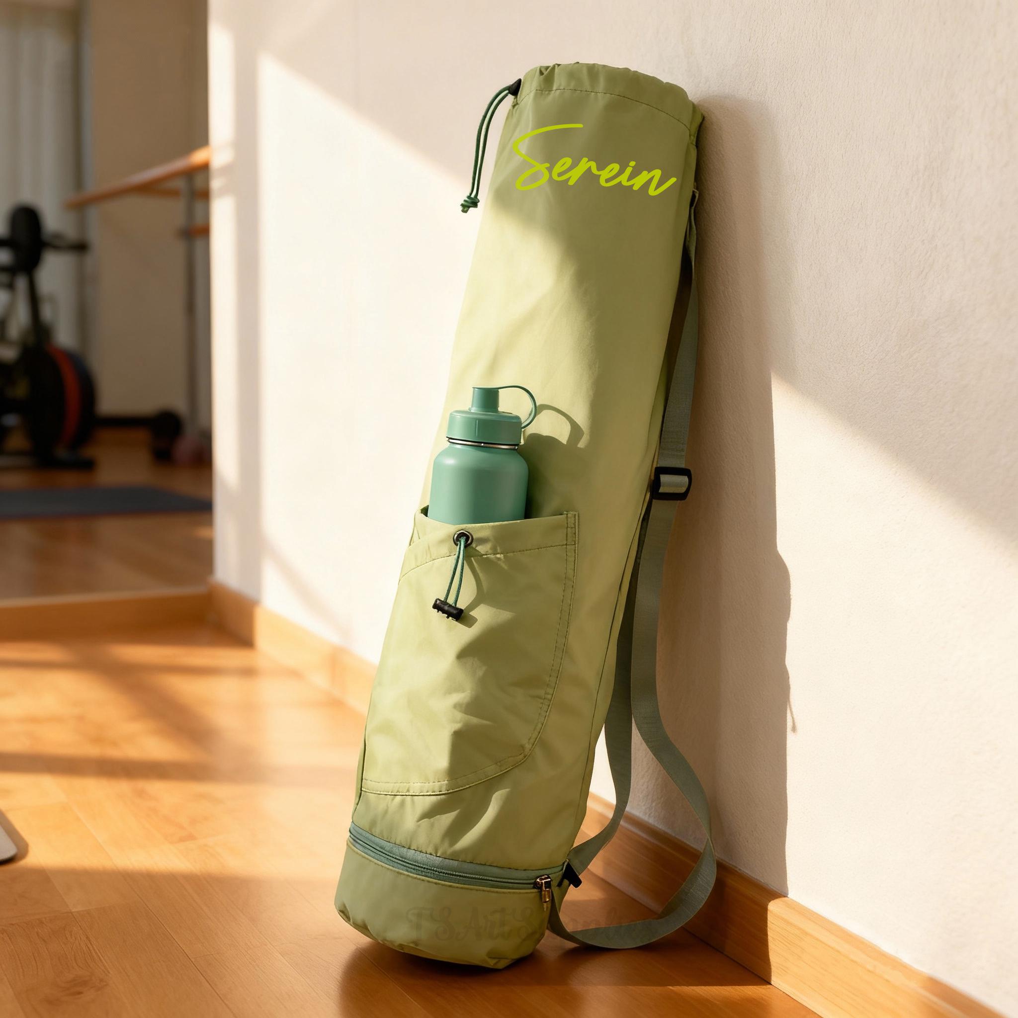 Personalised Yoga Mat Bags With Multi-functional Pockets,custom Name ...