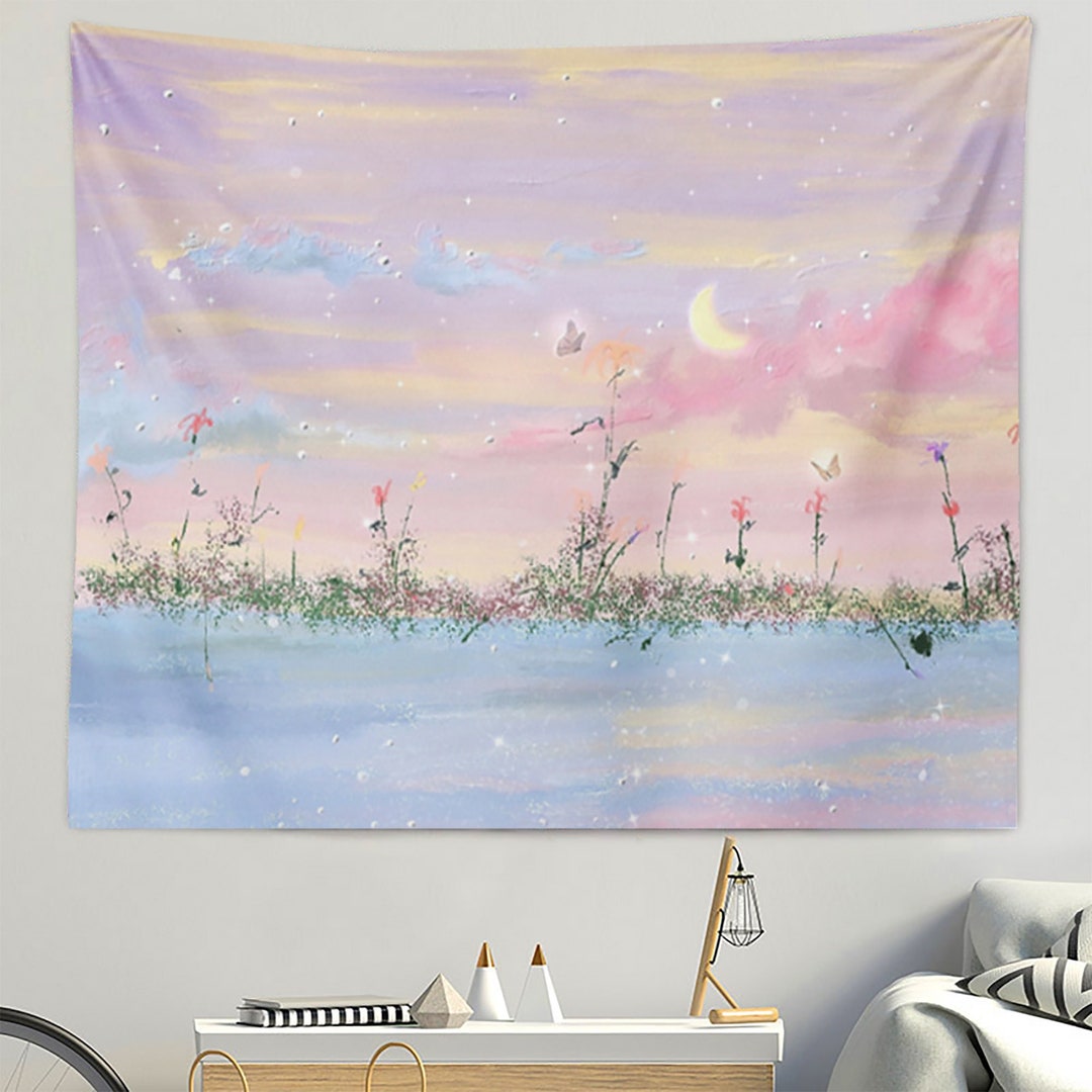 Colorful Flower Tapestry,wildflower Tapestry Wall Hanging,wall Blanket ...