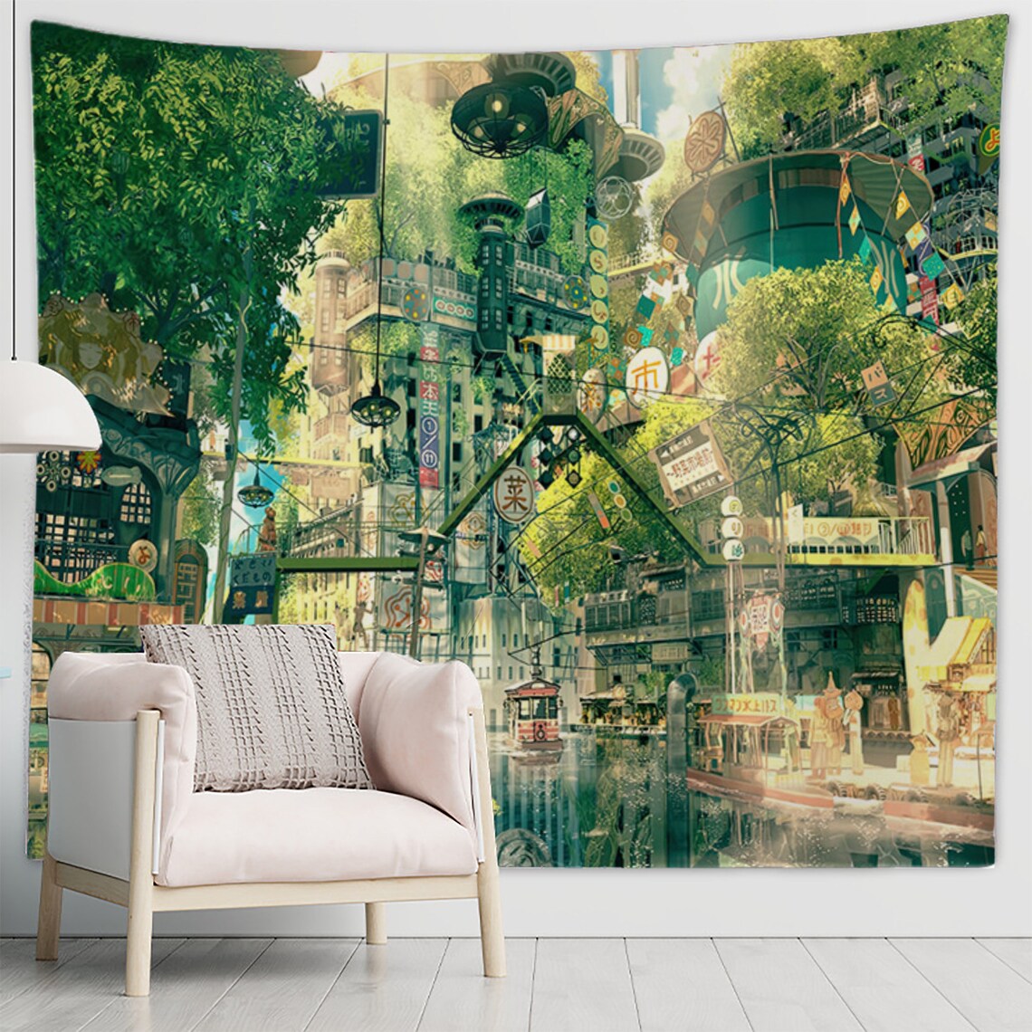 Fantasy Wall Tapestrymarket Tapestry Fabricwall Hangingart - Etsy