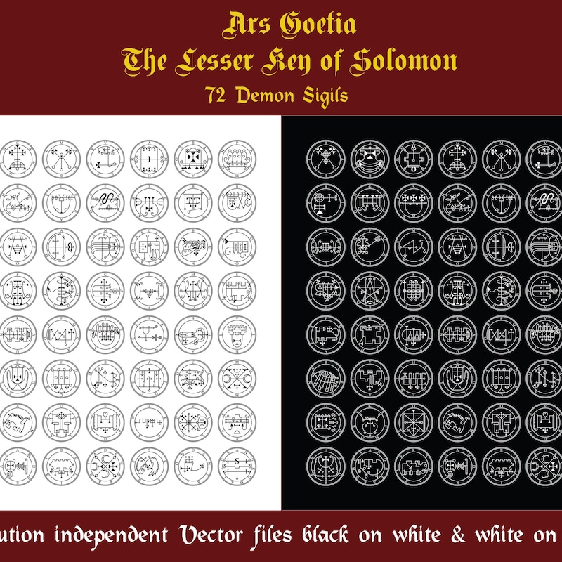 Demon Sigil Stencil - Etsy
