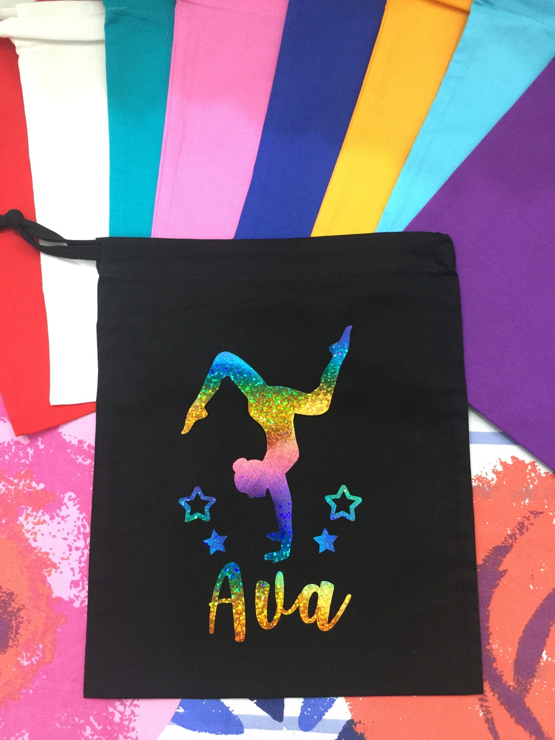Personalised Gymnastics Hand Guard Chalk Bag - Etsy