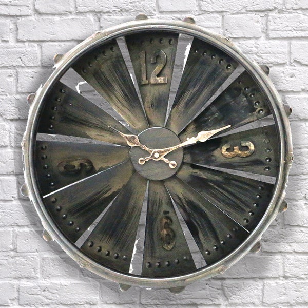 Industrial Clock - Etsy UK