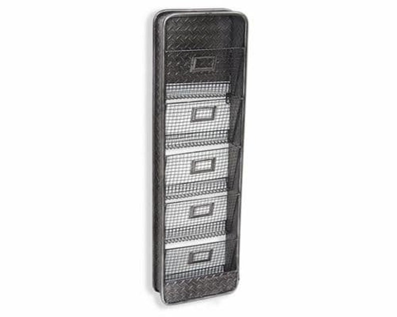 Industrial Iron Plated Wall Letter Rack - Etsy