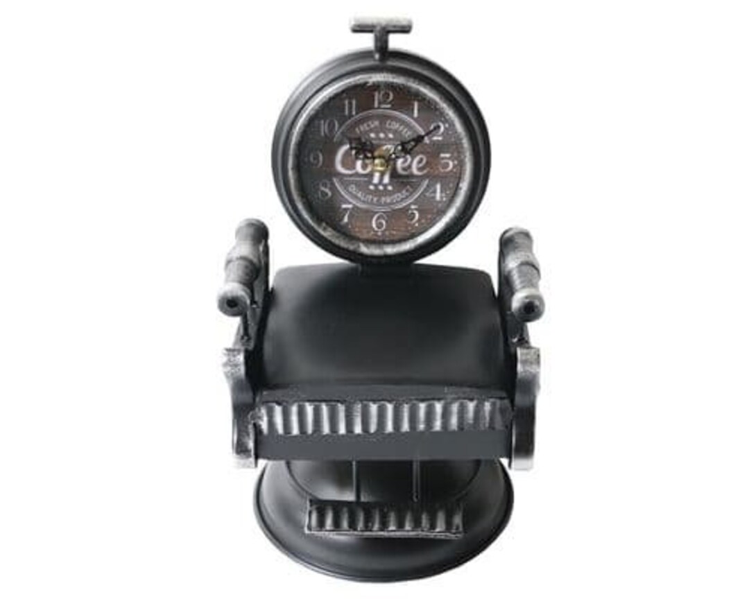 27cm Barber Chair Clock - Etsy