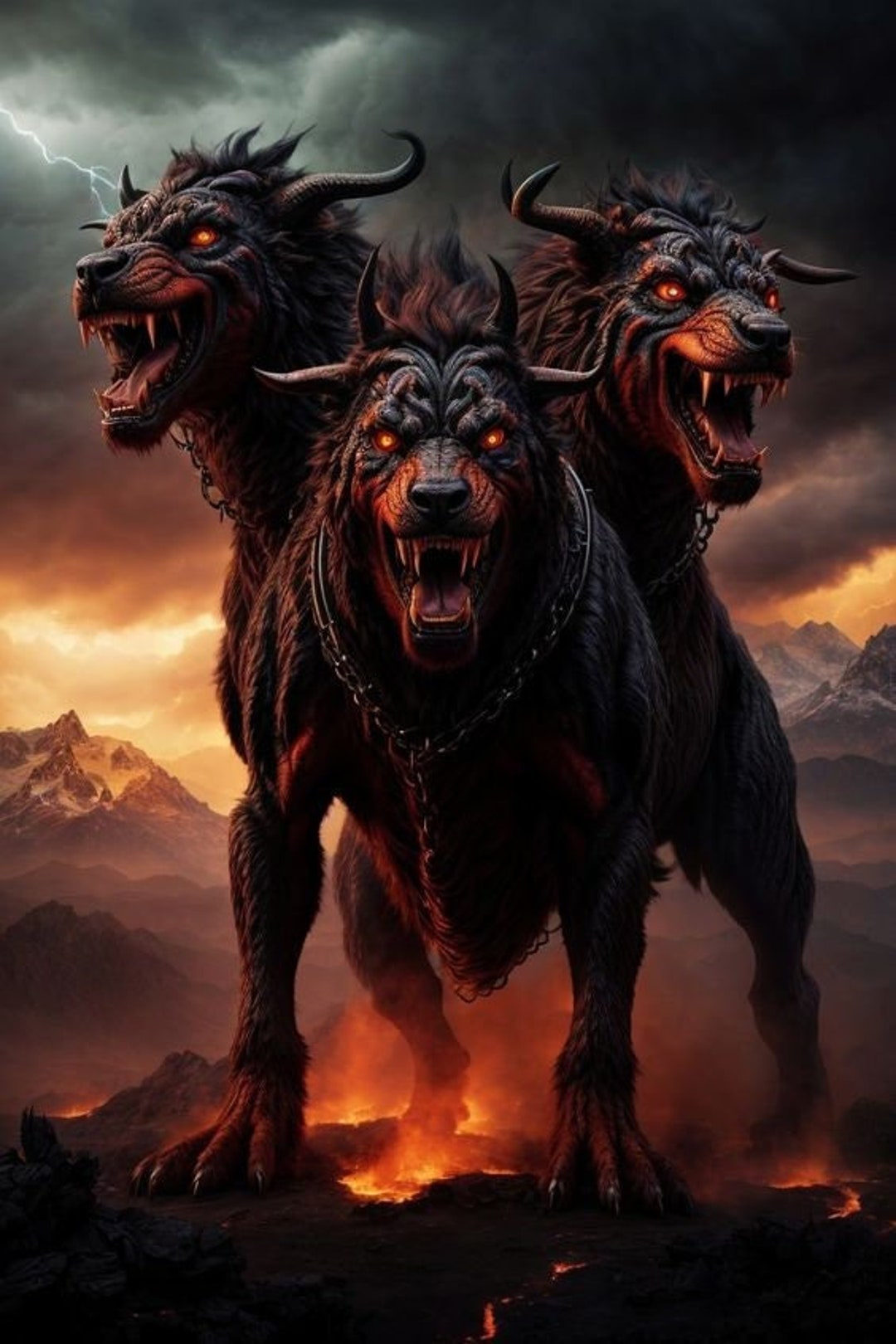 Cerberus THE Guardian - Etsy