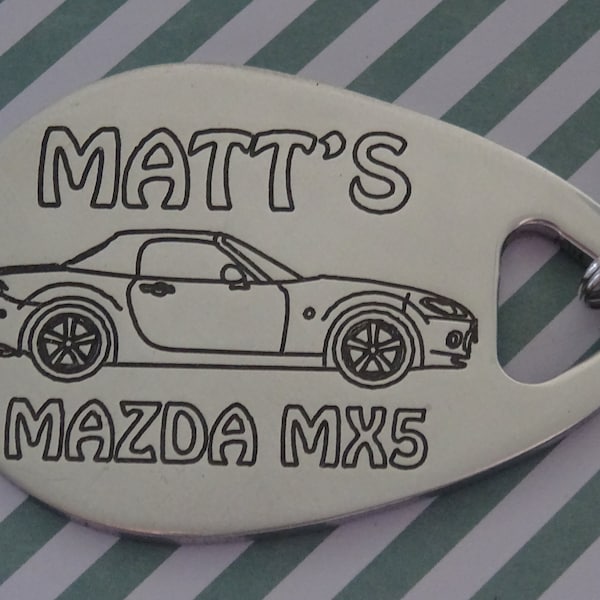Mazda Mx5 Keyring - Etsy UK