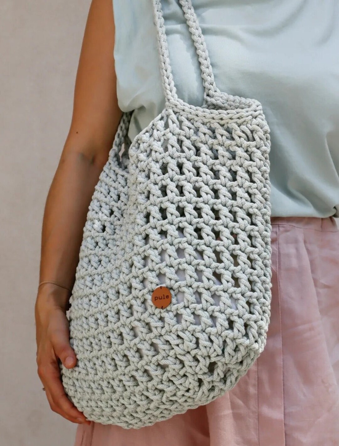Oversize Open Weave Bag for Beach Essentials, Designed for Market Trips ...