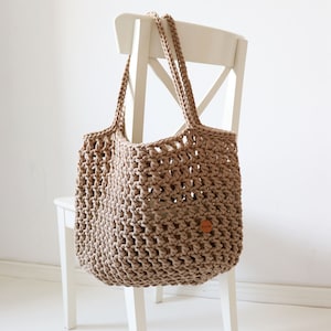 Oversize Open Weave Bag for Beach Essentials, Designed for Market Trips ...