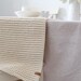 Modern Table Runner in Cream, Handwoven Table Runner for Wedding ...