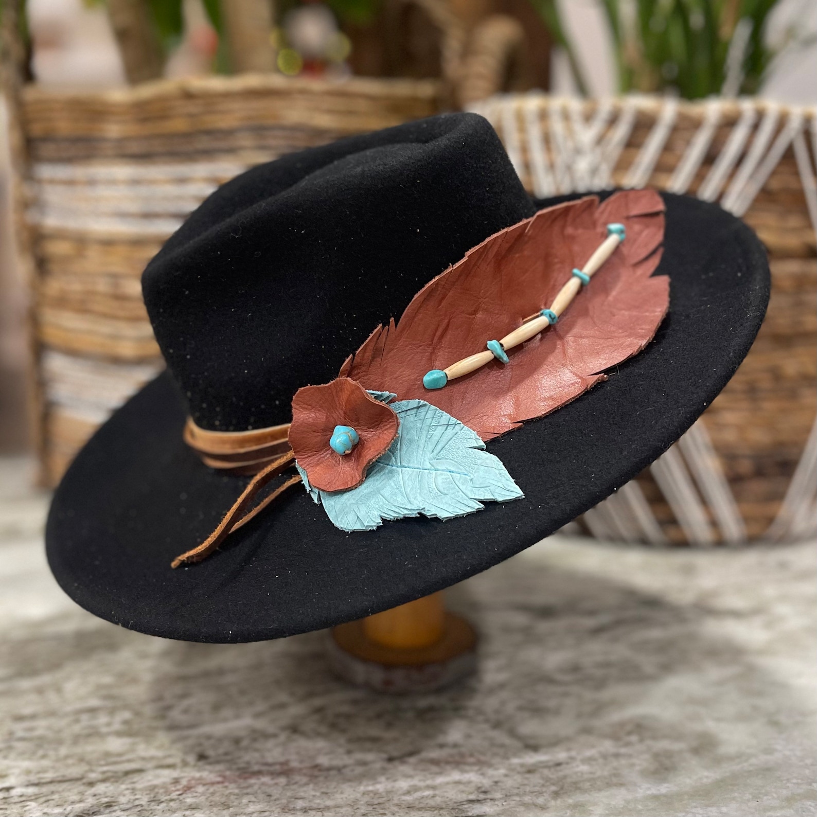 Western Feather Hat Band - Etsy
