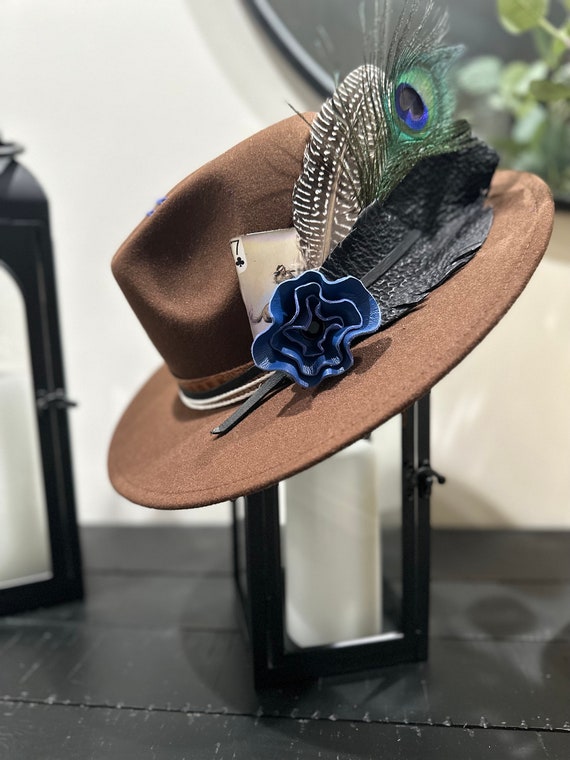 Boho Feather Hats