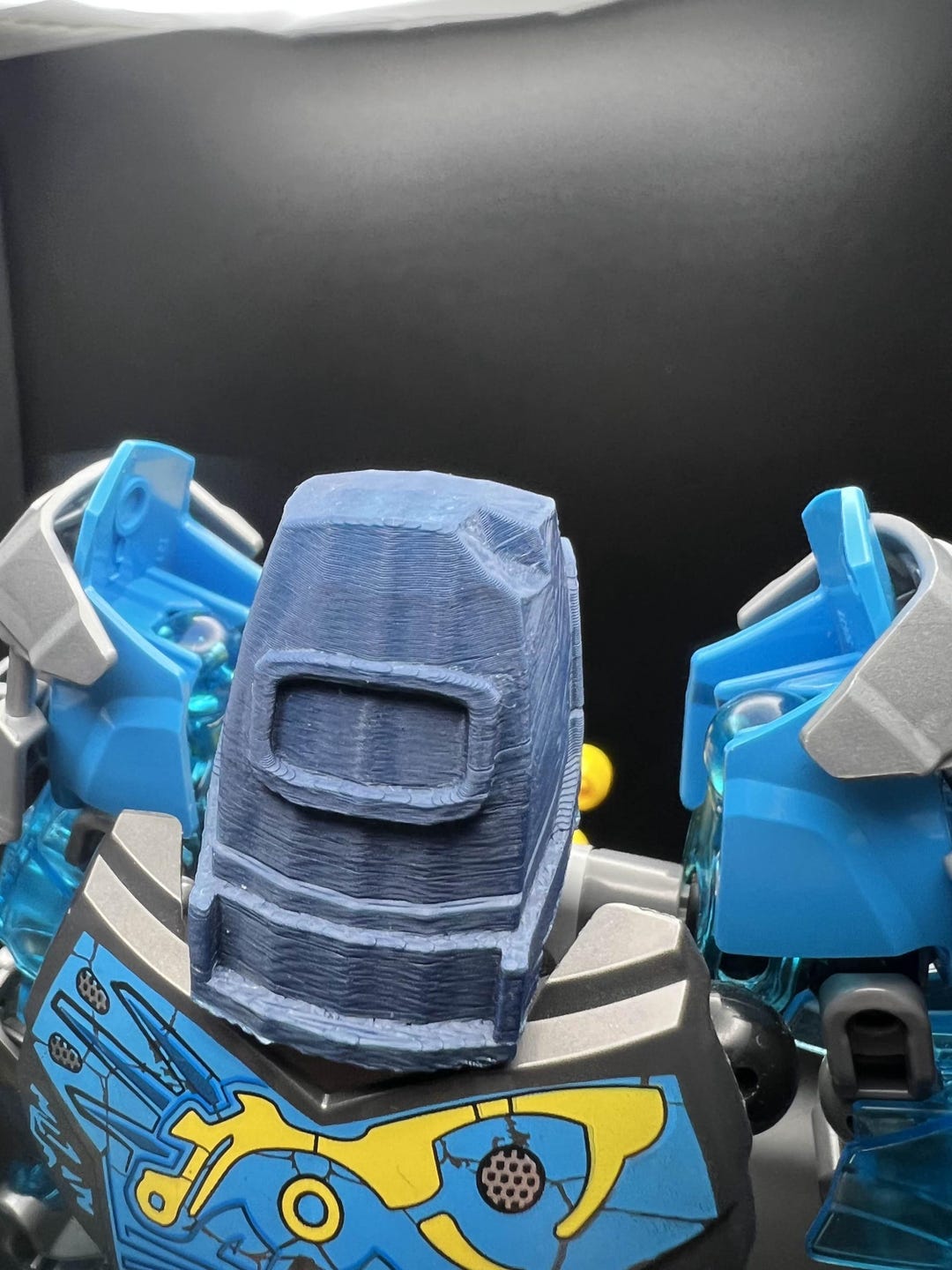 Kanohi Welding Helmet dark Blue bionicle/hero Factory Compatible - Etsy