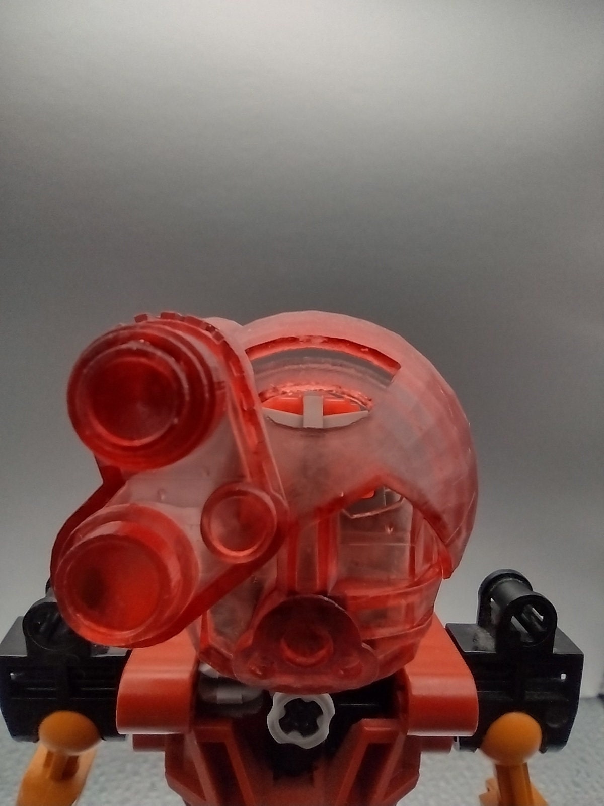Kanohi Akaku Mask clear Coated translucent Red bionicle Compatible - Etsy