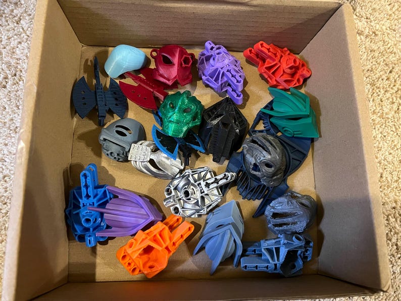 Bionicle/lego Compatible Prototype Bin read Description - Etsy