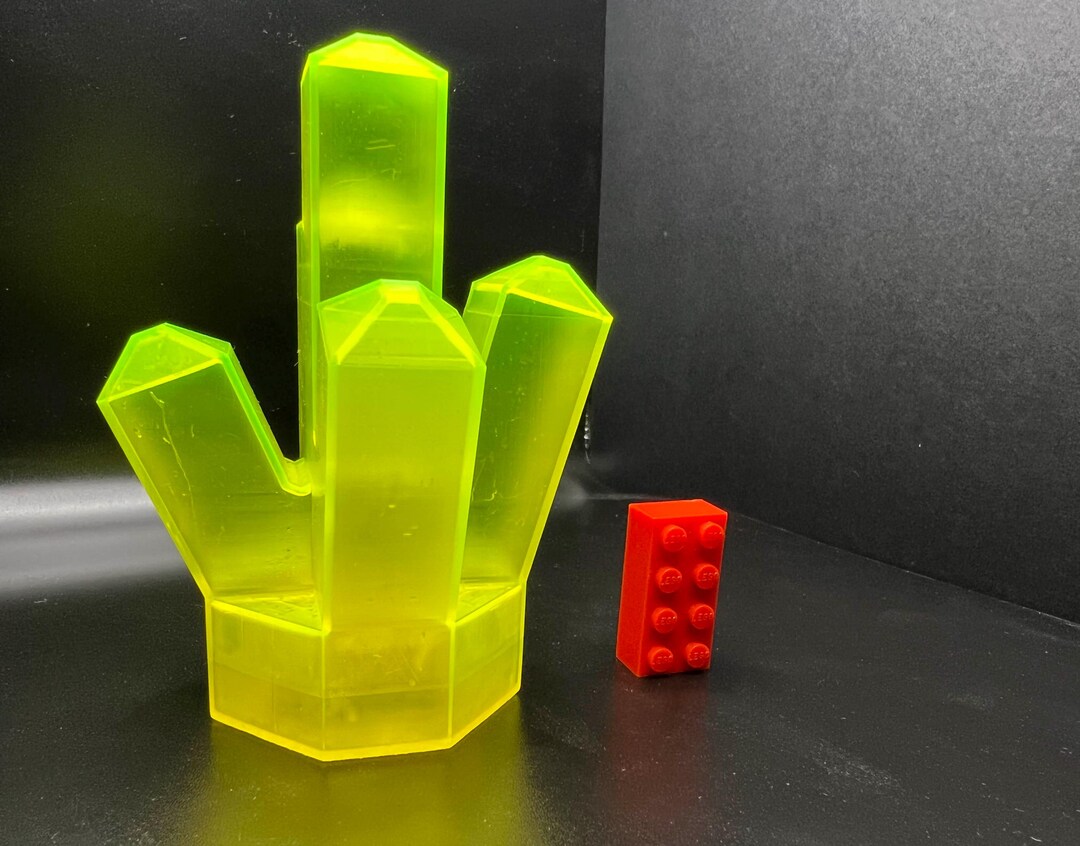 Lego Rock Crystal Scaled Up. power Miners rock Raiders resin - Etsy