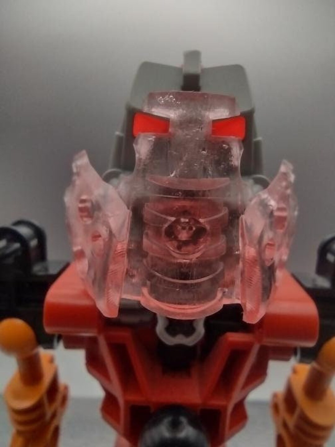Kanohi Vahi Mask (samurai Pink) (clear Coated) (bionicle Compatible) - Etsy