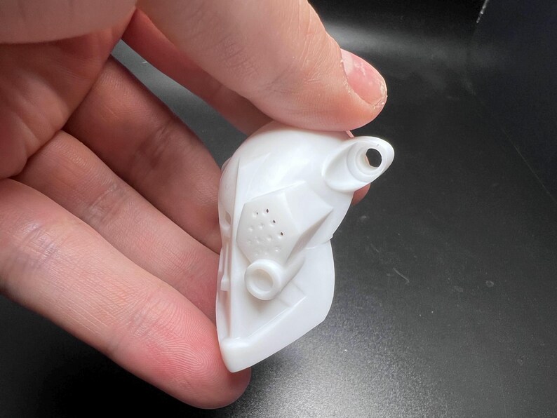 Bionicle Kanohi Kau Kau Mistika Mask (white Resin) - Etsy