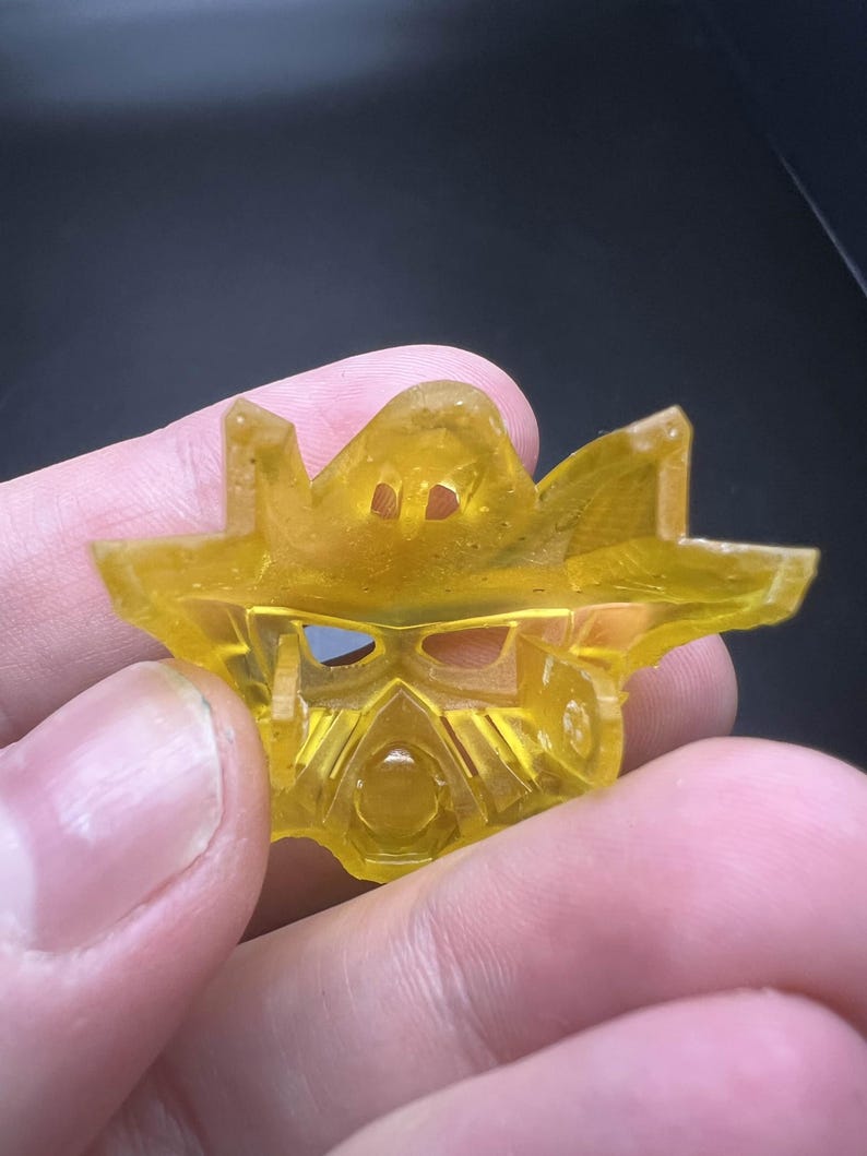 G2 Bionicle Kanohi Mask of Water Gali's Mask. yellow - Etsy