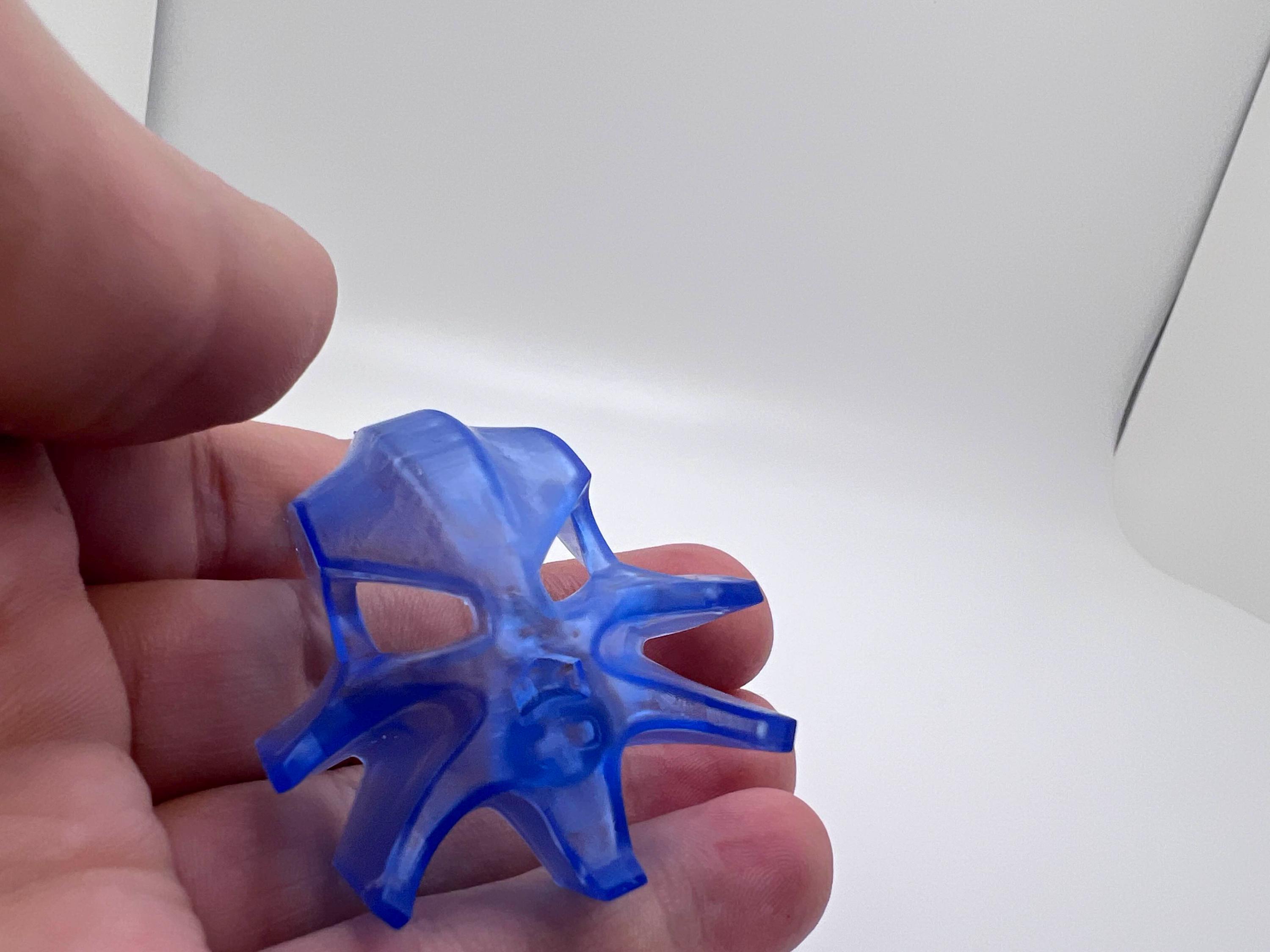 G1 Bionicle Kanohi Mask of Scavenging Vultraz's Mask. (translucent Blue ...