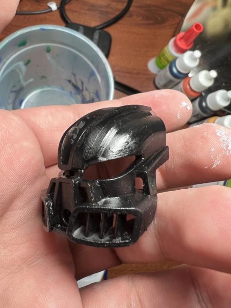 Tanma Noble Miru Bionicle Mask BLACK - Etsy