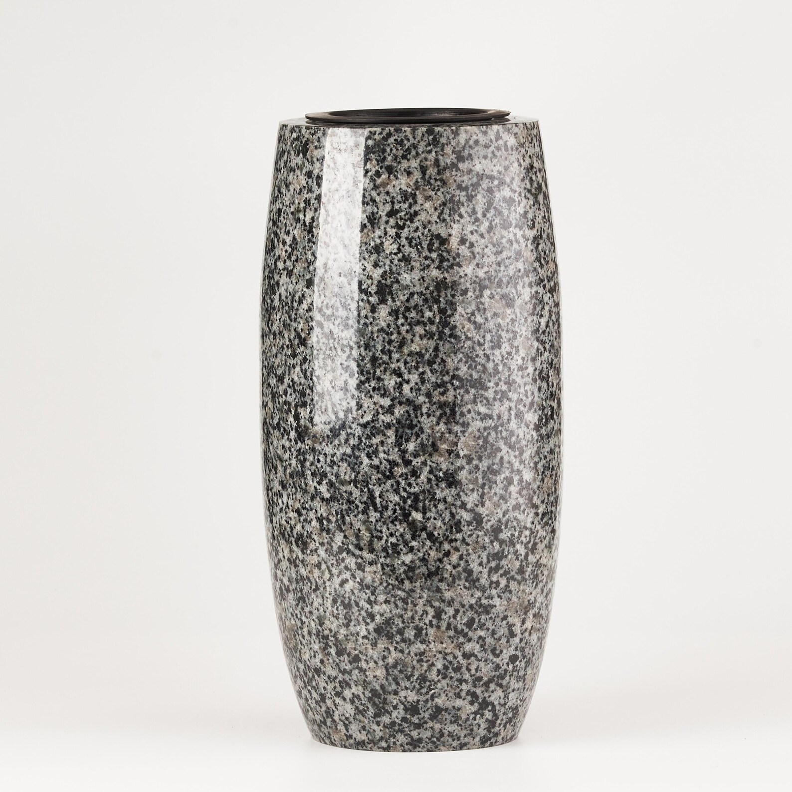 Granite Memorial Vase on the Grave, Stone Vase for a Tombstone, Granite ...
