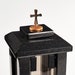 Grave Lantern With a Cross for a Cemetery. Memorial Candle Holder ...