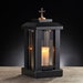 Grave Lantern With a Cross for a Cemetery. Memorial Candle Holder ...