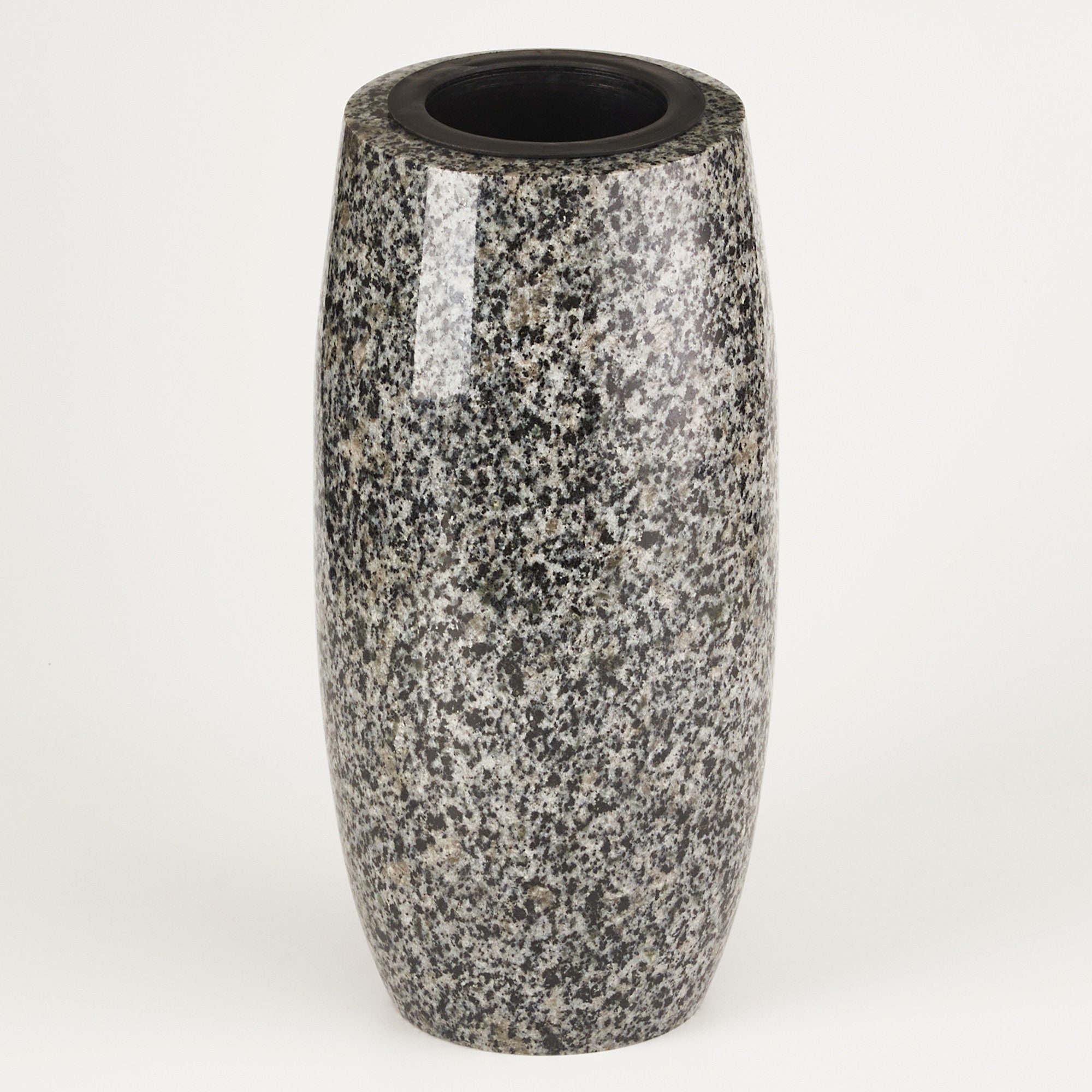 Granite Memorial Vase on the Grave, Stone Vase for a Tombstone, Granite ...