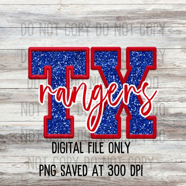 Texas Rangers - Etsy