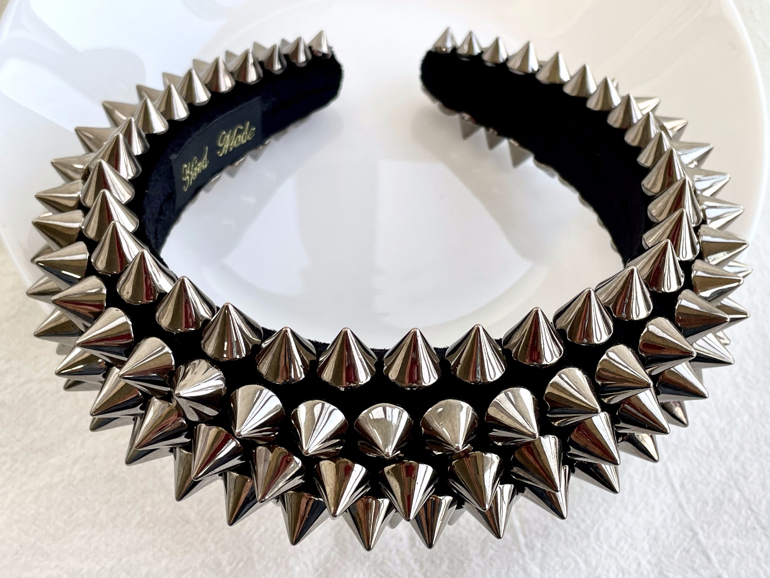 New Punk Style Hair Band, Metal Velvet Hair Band, Hair Band, Dark Style ...