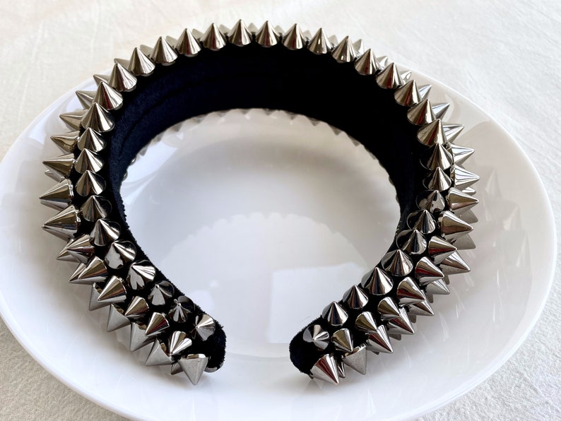 New Punk Style Hair Band, Metal Velvet Hair Band, Hair Band, Dark Style ...
