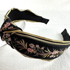 High Quality Embroidered Headbands, Floral Headbands, Top Knots ...