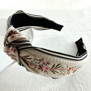 High Quality Embroidered Headbands, Floral Headbands, Top Knots ...