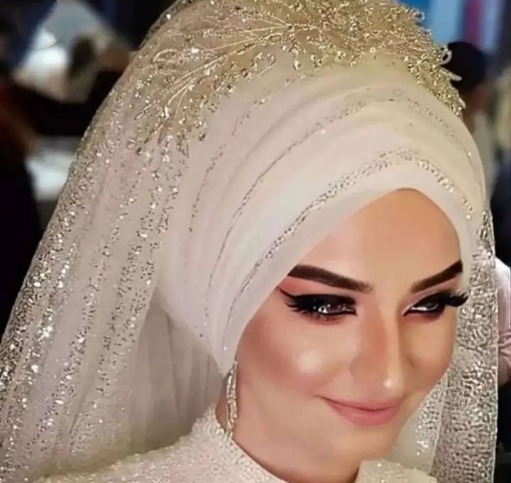 Bridal Veil Henna Night Veil Engagement Ready Veil Ready Made Shawl ...